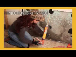 SikaFix® Kit – Injection Repair Kit for Leaking Foundations (3‑Part Al